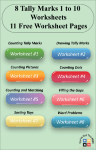 8 Free Tally Marks 1 to 10 Worksheets | Fun Activities