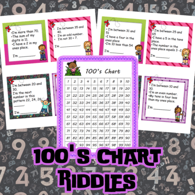 100 Chart Riddles | Free Printable