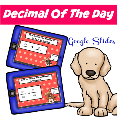 Decimal Of The Day | Free Google Slide Template